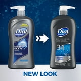 Dial Men 3in1 Body, Hair and Face Wash, Hydro Fresh, 32 fl oz - Walmart.com