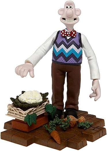 WALLACE AND GROMIT Wallace Vinyl Figure Vintage 1989 Rare Toys Dolls ...