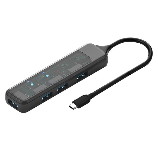 Transparent And Cool Hub Docking Station Usb3.0hub Splitter One Drag ...