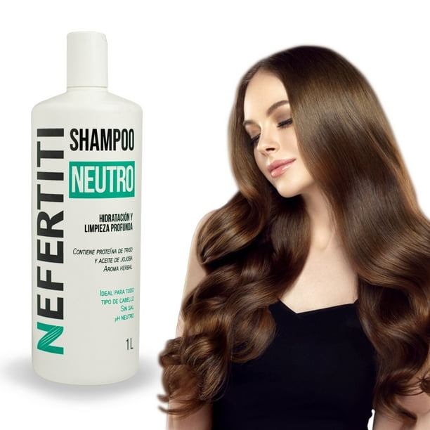 Shampoo Neutro Sin Sal Limpieza Profunda Nefertiti 1 Lt | Walmart en línea