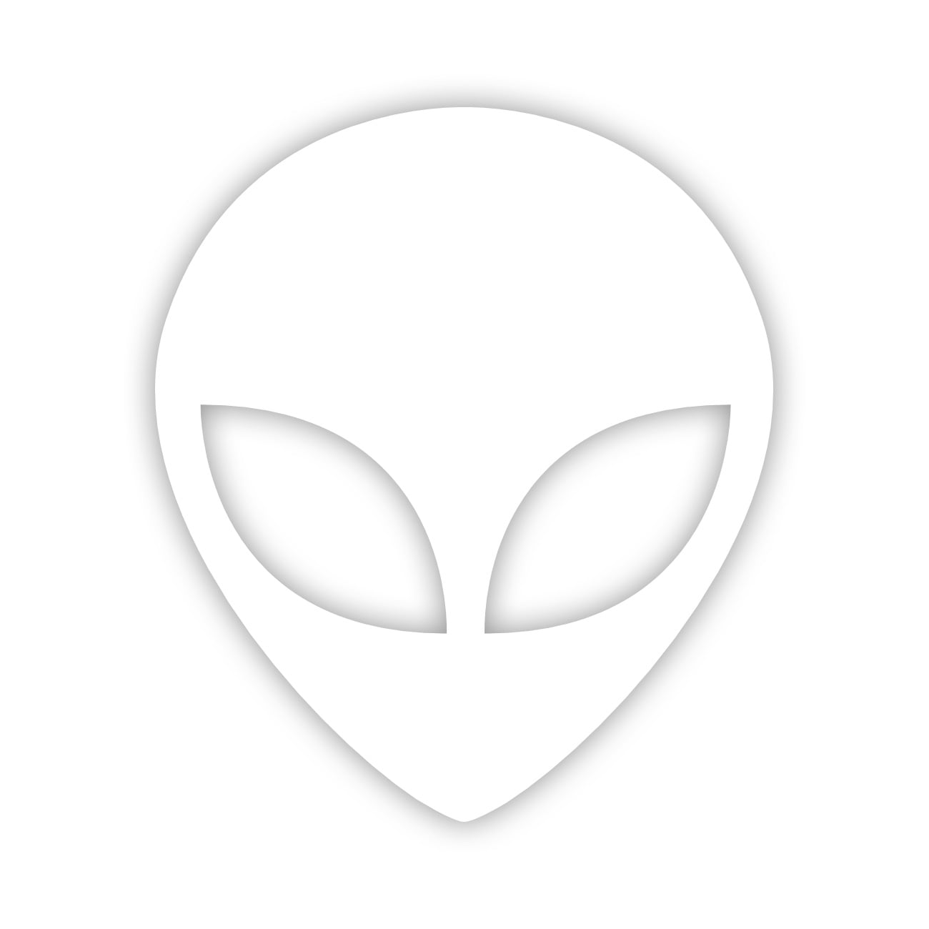 Alien Sticker Decal Die Cut - Self Adhesive Vinyl - Weatherproof - Made ...
