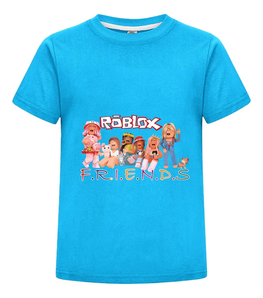 Camiseta para Niño con Estampado de Roblox, Playera de Algodón Gamer ...