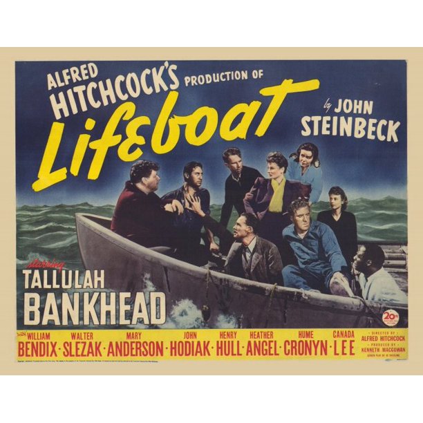 Lifeboat - movie POSTER (Style A) (11" x 14") (1944) - Walmart.com