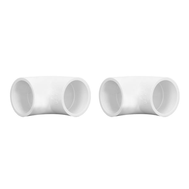 Demonsen Pvc Pipe Fittings 90 Degree Elbow Pipe Fitting Adapter Water Pipe Joints 12pcs Pvc Pipe Fittings 90 Degree Elbow Adapter 2 Way Plastic Water