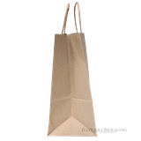 "Flexicore Packaging's Brown Kraft Paper Bags with Handles, Large 100ct ...