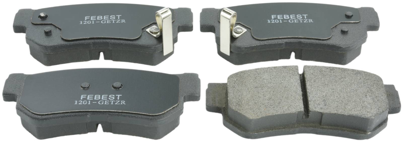 Febest PAD KIT, DISC BRAKE, REAR # 1201-GETZR OEM 58302-38A20 - Walmart.com