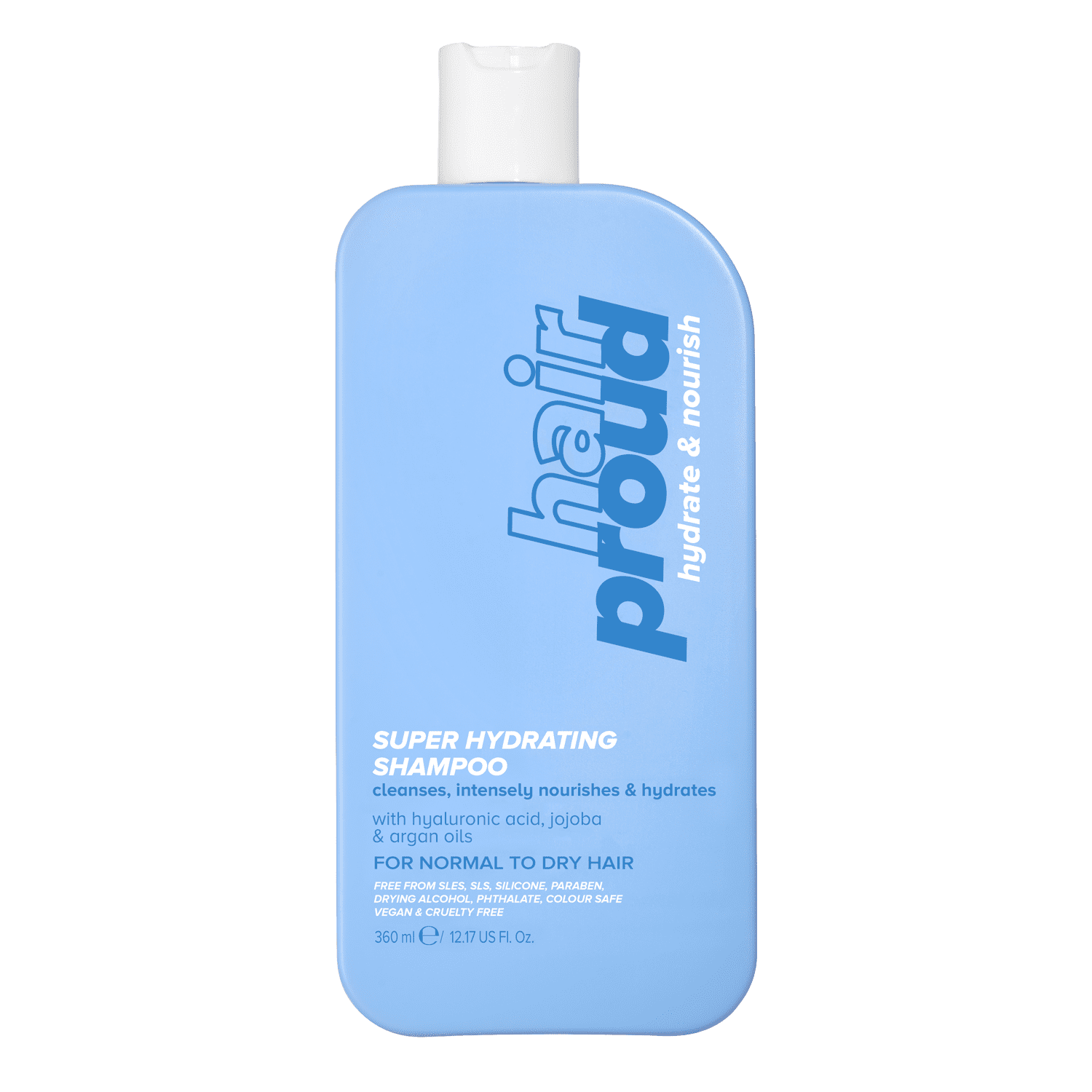 Hair Proud Super Hydrating Shampoo with Hyaluronic Acid, Argan and ...