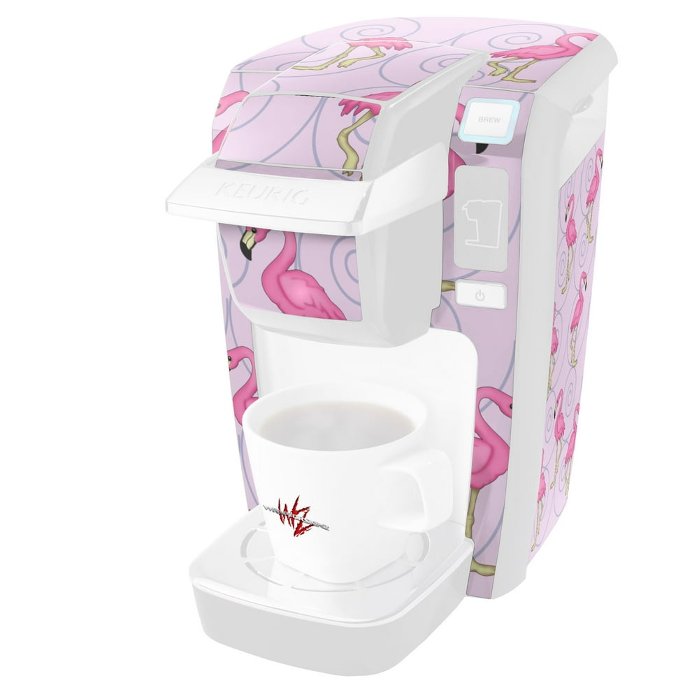 Flamingos on Pink - Decal Style Vinyl Skin fits Keurig K10 / K15 Mini ...