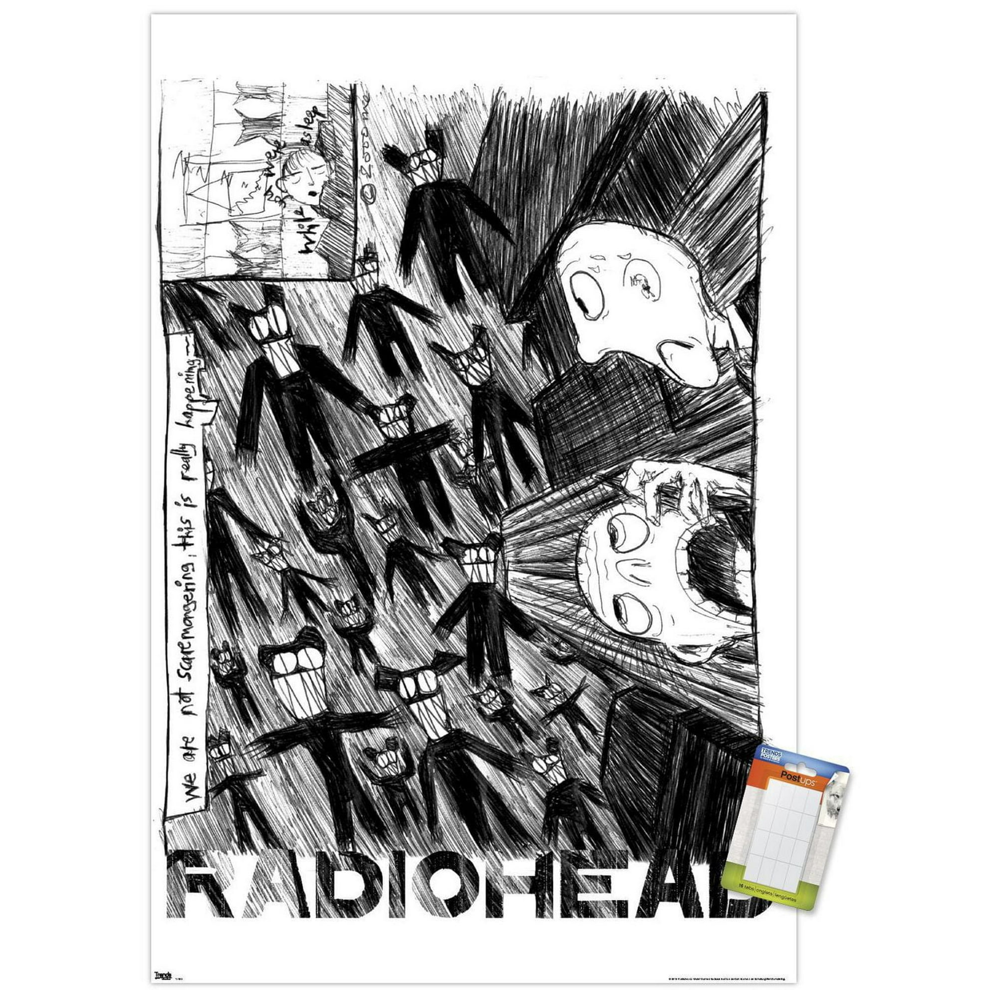 Click here for Trends International Radiohead - Scribble Wall Pos... prices