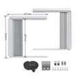 Adjustable AC Side Panels with Frame,Window Air Conditioner Accordion ...