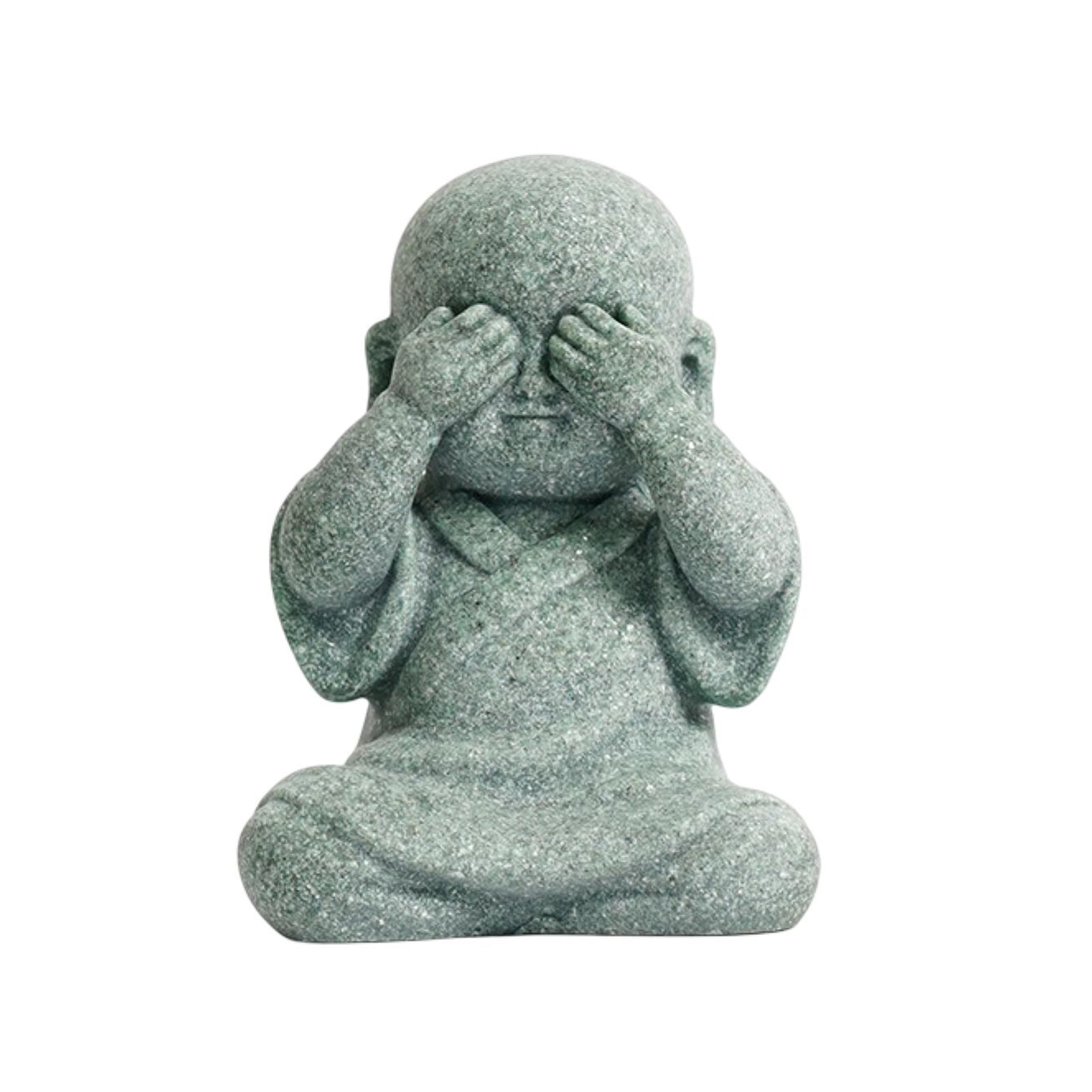 Hesroicy Artistic Buddha Statue Chinese Style Cartoon Decorative ...