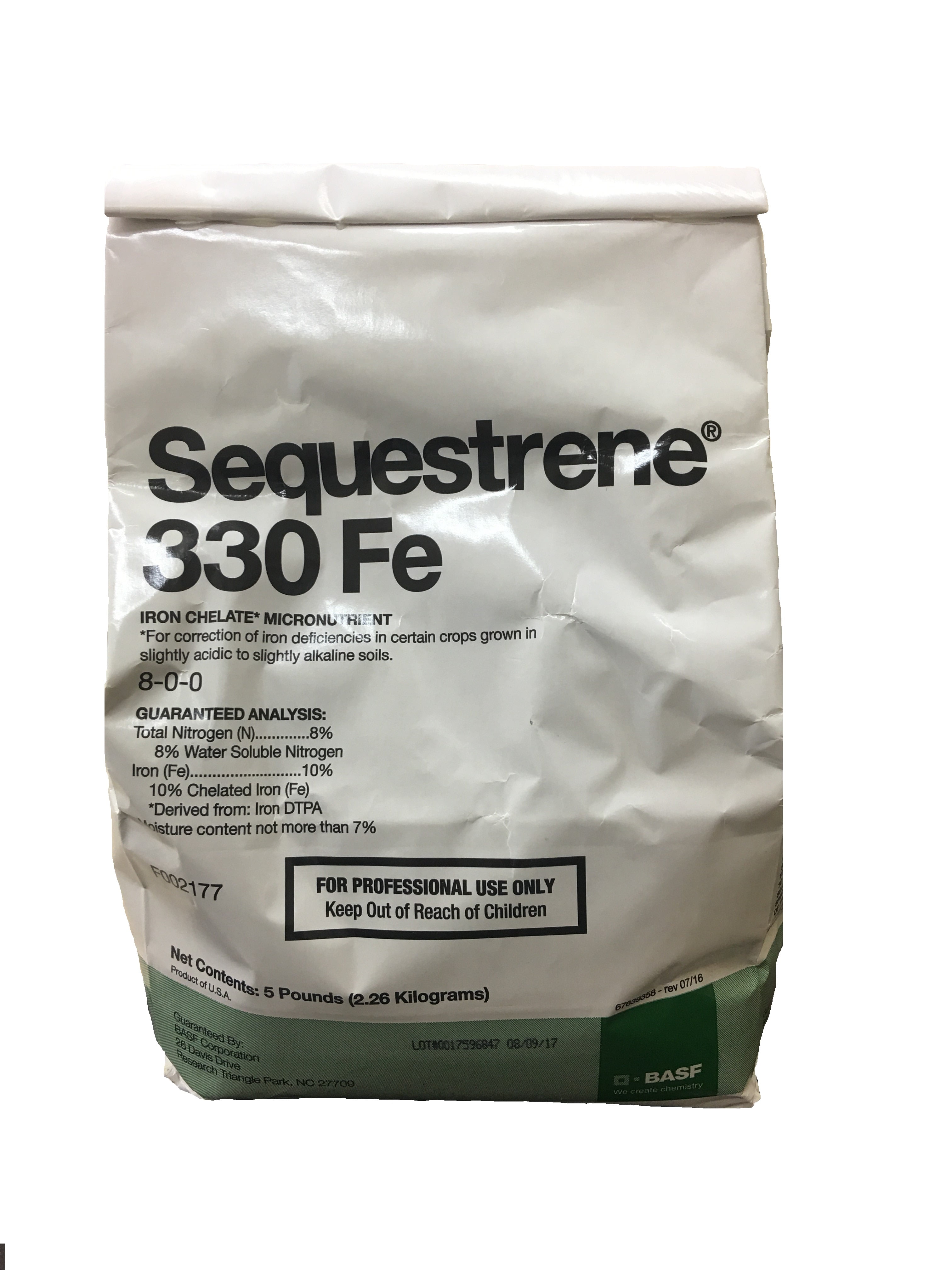 Sequestrene Iron Chelate Sequestrene 330 Fe, 5 lb - Walmart.com
