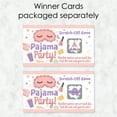 Big Dot of Happiness Pajama Slumber Party - Girls Sleepover Birthday Party Game Scratch Off ...
