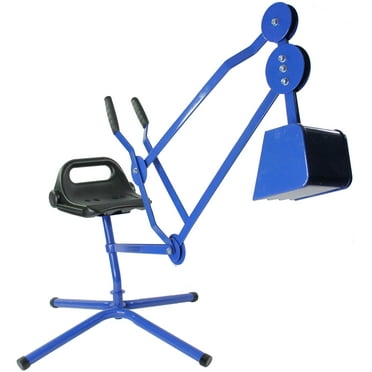 Ride on Crane Digger with Stabilizing Base - Kids Digging Outdoor Play ...