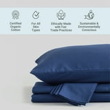 Fabdreams 100% Organic Cotton GOTS Certified 300 TC Percale King Sheet ...