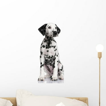 Cute Dalmatian Dog Wall Decal Mural by Wallmonkeys Vinyl Peel & Stick ...
