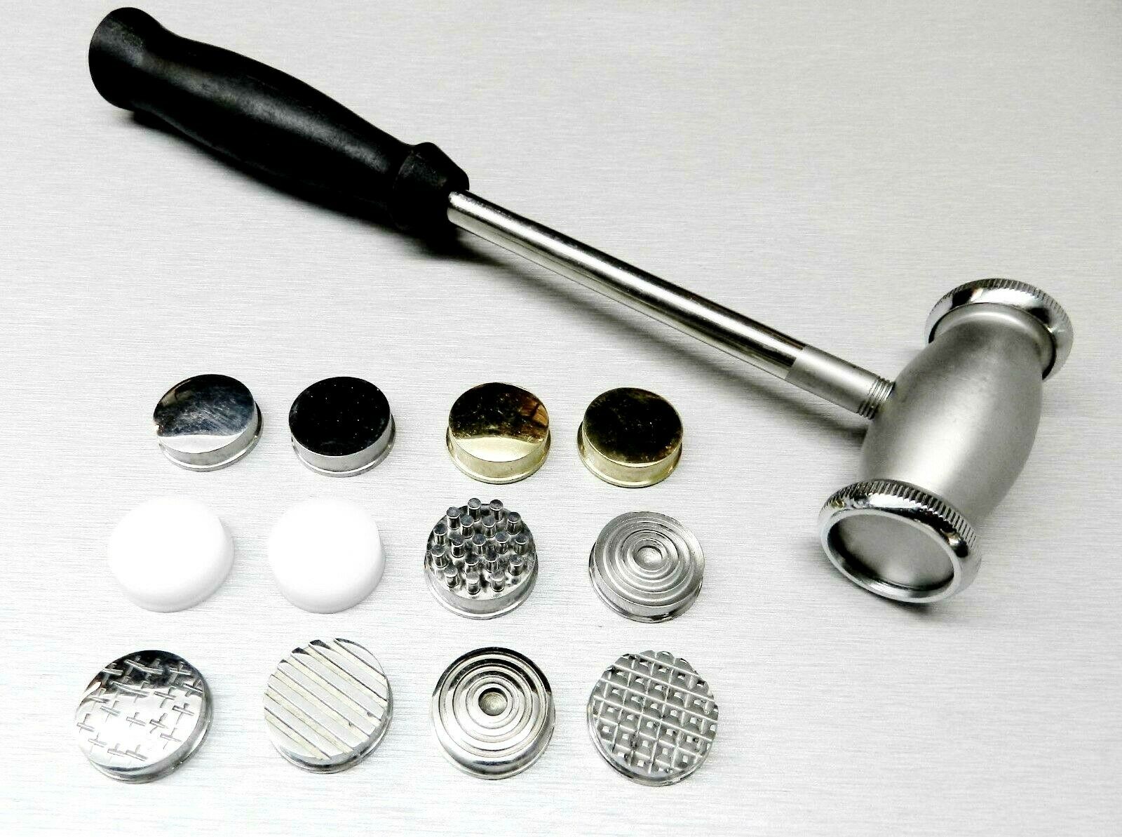 Texturing Hammer 12 Interchangeable Faces Texture Metal Design Patterns ...