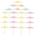 MLINS Cocktail Parasol Picks with Eco Friendly Wood and Paper Material ...
