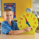 Learning Resources Big Time™ Learning Clocks 12-Hour Demonstration ...