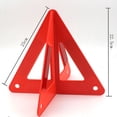Roadside Emergency Warning Triangle Reflective Hazard Sign with Storage ...