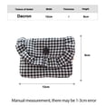 Agiufgs Coin Purse 4.7 in X 3.5 in Gingham, Closure Flap with ...