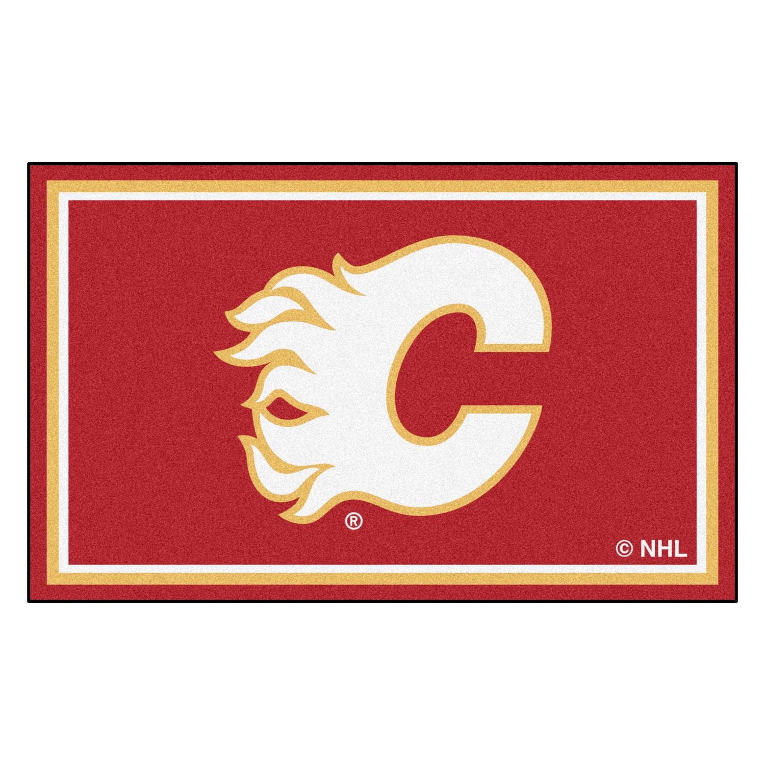 Click here for Fan Mats Nhl-Calgary Flames 4x6 Rug L prices