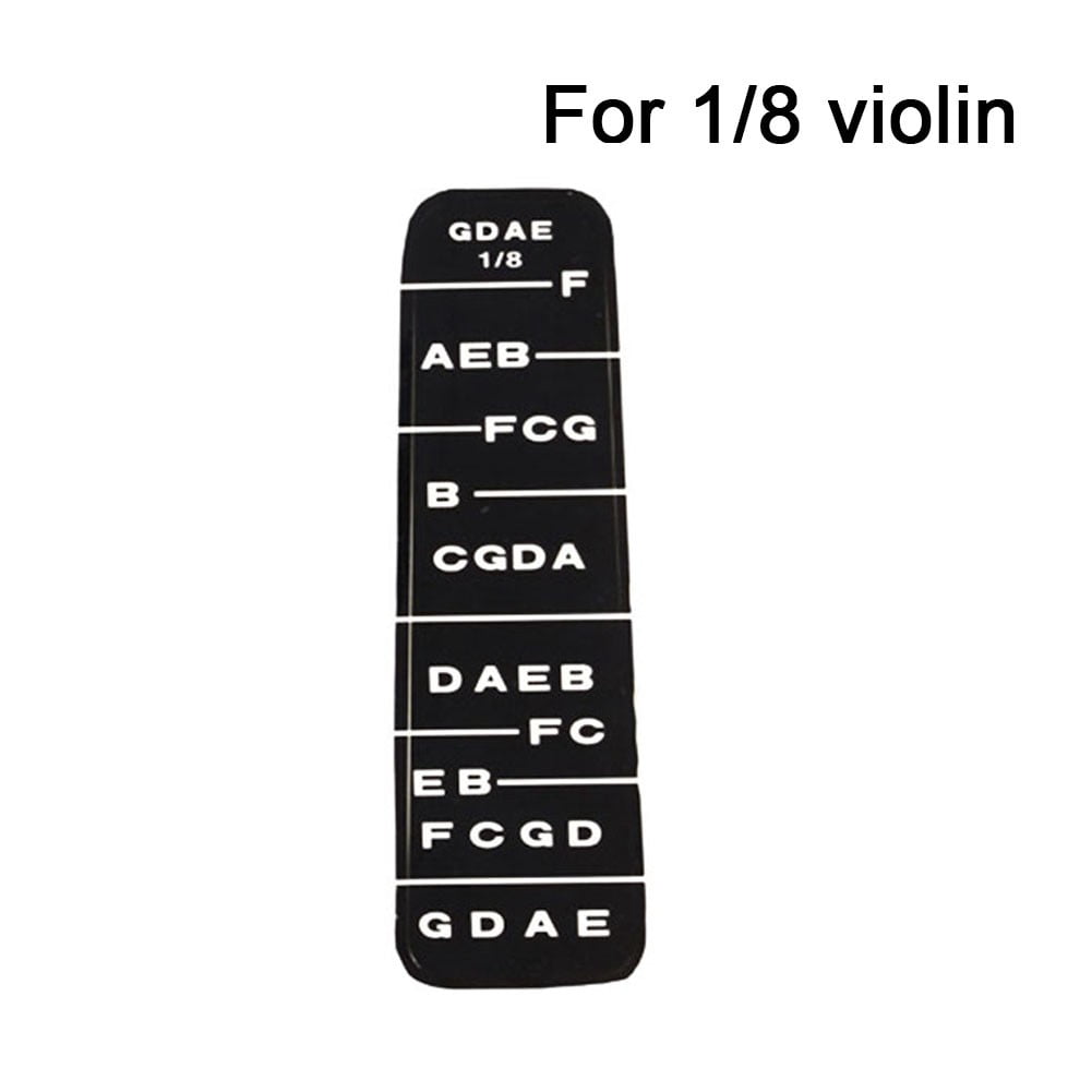 FANJIE 1/8-4/4 Violin Intonation Stickers Fretboard Marker Beginners ...