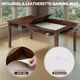 Avocahom Solid Wood Board Game Table for 4–6 with Removable Top, 54" x ...