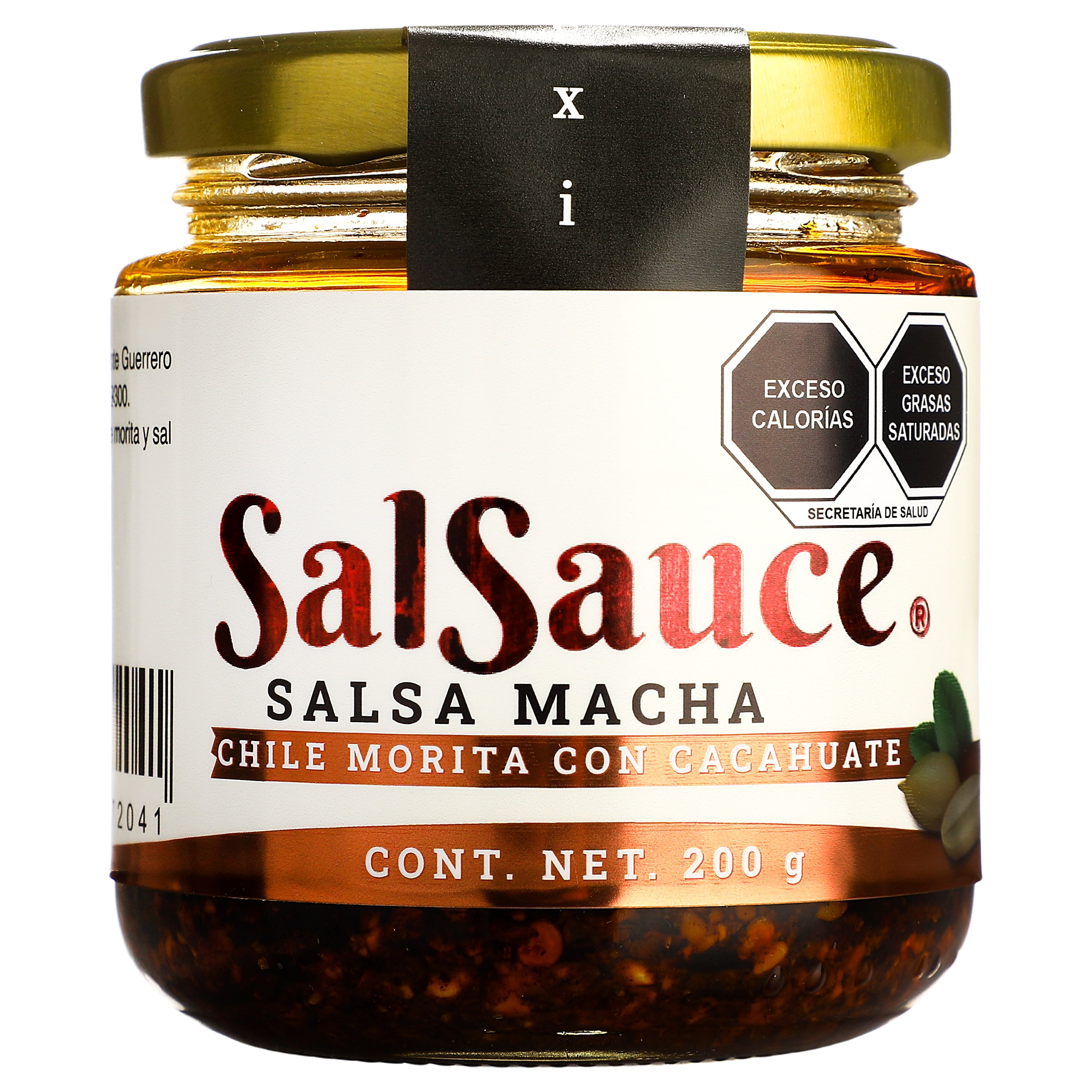 Salsa macha SalSauce chile morita con cacahuate 200 g | Walmart en línea