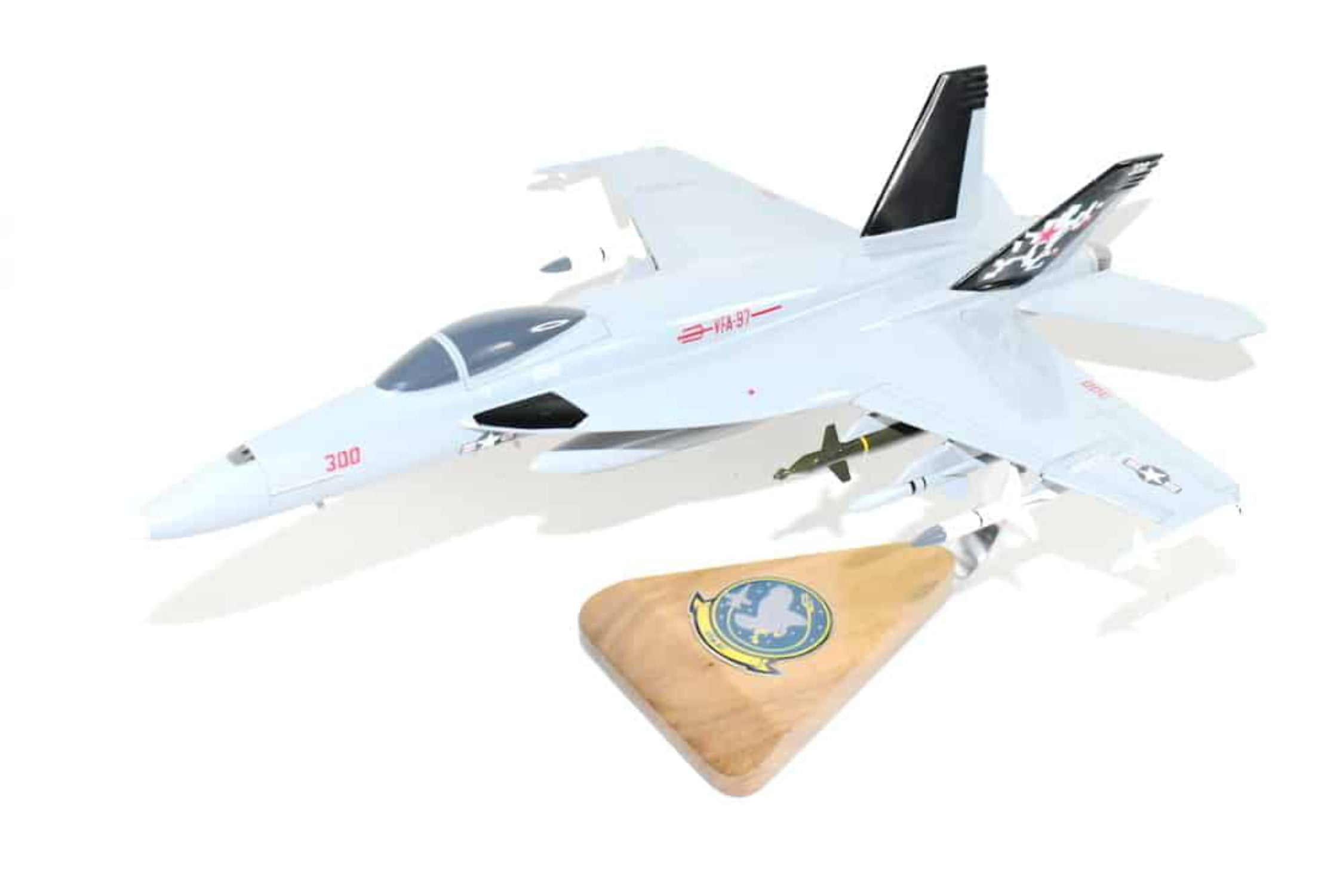 VFA-97 Warhawks 2020 F/A-18E Model, Navy, 1/40th (18) Scale, Mahogany ...