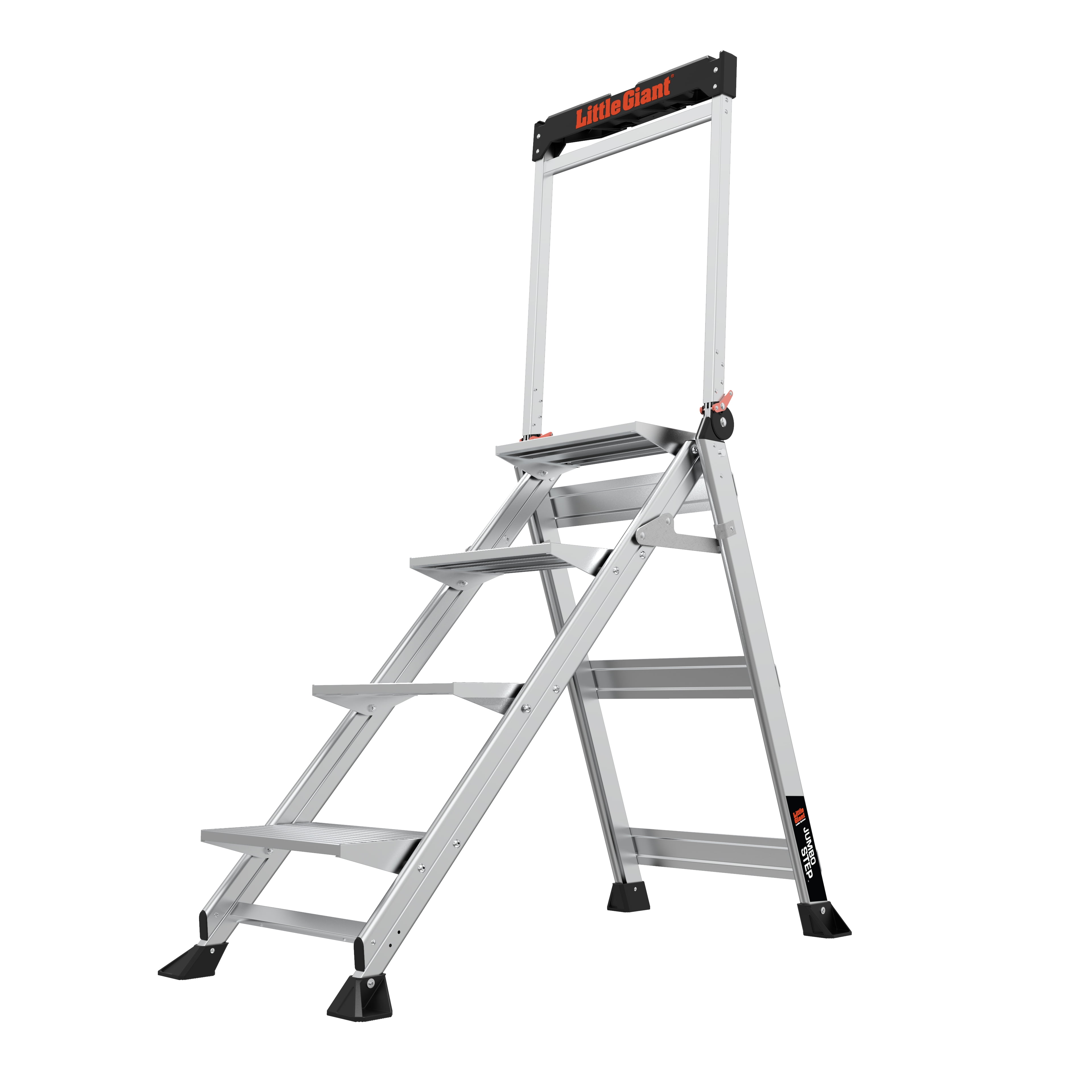 Little Giant Jumbo Step 4-Step Aluminum Type 1AA Step Stool - Walmart.com