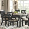 Ashley Bolanburg Farmhouse Kitchen Dining Table with Drawers, Two-Tone ...