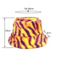 Bucket Hat for Women Fisherman Style Autumn Winter Tie-Dye Thickened ...