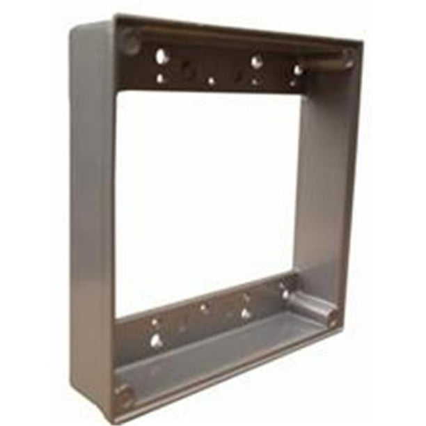 Weatherproof Two Gang Box Extensions And Adapter Rings Gray - Walmart ...