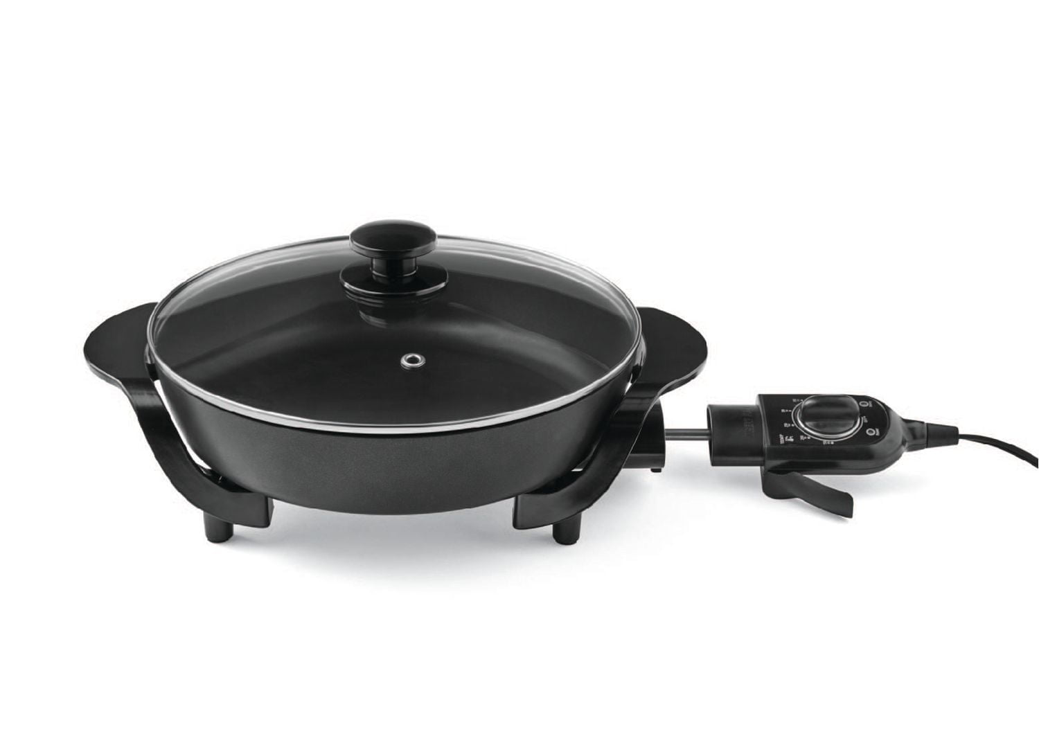 Mainstays 12inch round electric skillet, Black - Walmart.ca