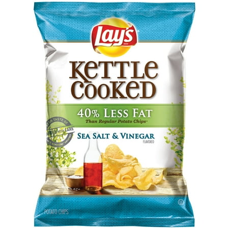 UPC 028400233040 - Lay's Kettle Cooked 40% Less Fat Sea Salt & Vinegar ...