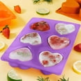 Helenmas Cake Decorating Kit Silicone 6 Cavity Heart Mould DIY ...