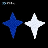 Uxcell Reflective Stickers, 12 Pack 2.87 x 2.17 Inch Adhesive High ...