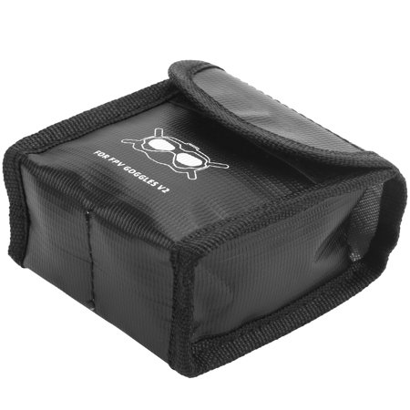 Battery Safe Bag, Compact Size Fireproof Battery Storage Bag Light ...