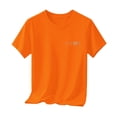 Babcutegg Solid Color Casual Short Sleeve Top With Subtle Rhinestone ...