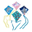 Assorted Flying Kite Pack by Fun Express, 28 x 28 with 54 in Tails ...