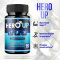 Hero Up Advanced Formula Pills All Natural Vitamin Supplement HeroUp ...