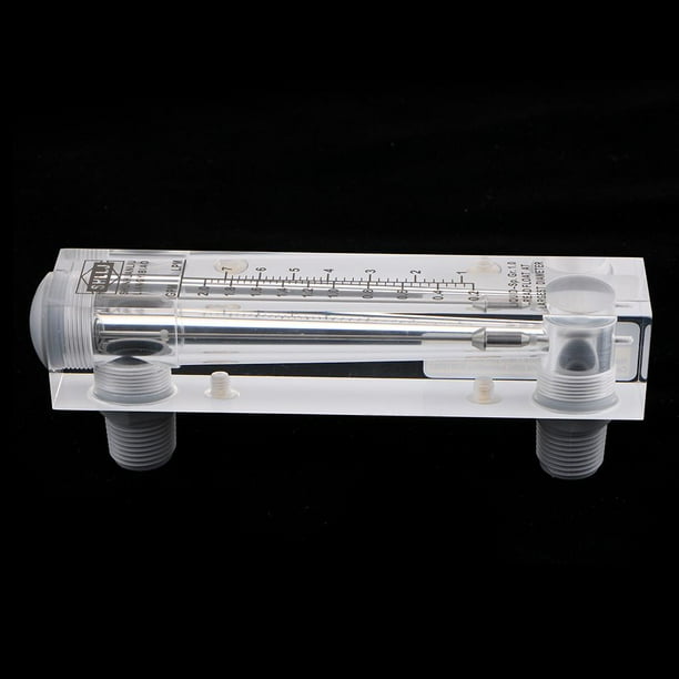 LZM-15 Panel Mount Type Acrylic Flowmeter Water Liquid Flow Meter - Clear, 0.2-2GPM - Walmart.ca
