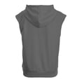 Boys Tank Tops Sleeveless Solid Color Hoodie Athletic Workout Hooded ...