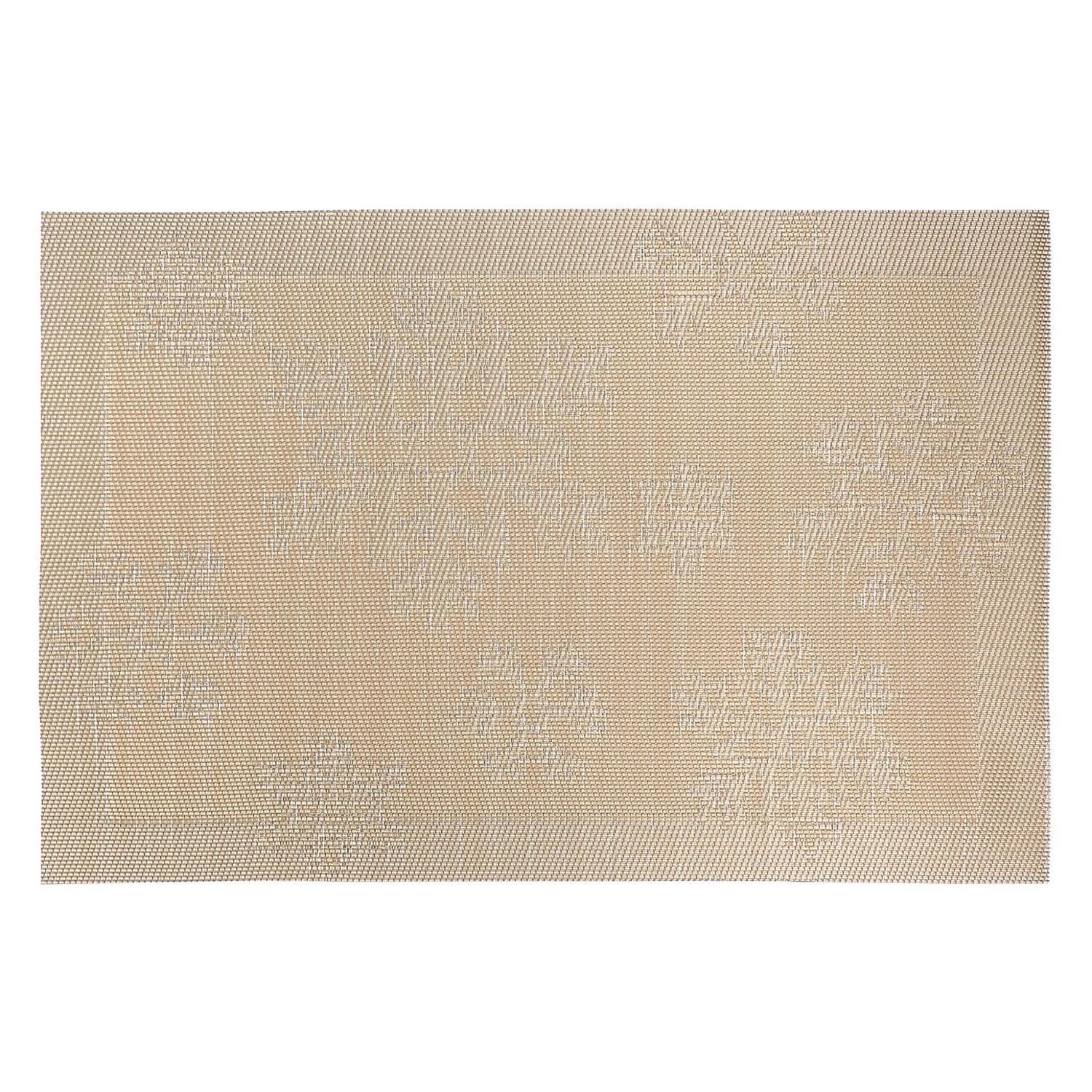 Click here for Ih Casadécor Vinyl Placemat (Snowflakes) (Gold) -... prices