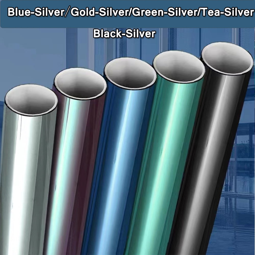 Window Film One Way Mirror Film Daytime Privacy Static Non-Adhesive ...
