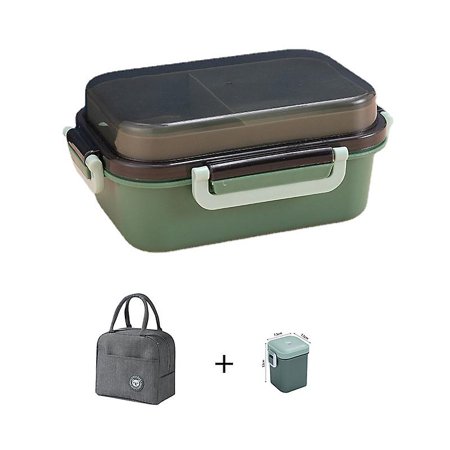 2 Layer Microwavable Lunch Box Hermetic Portable Bento Box Child's ...