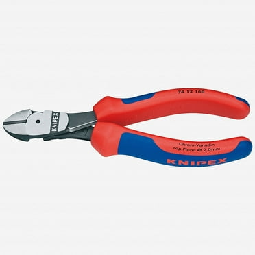 KNIPEX Tools 74 21 200, 8-Inch High Leverage Angled Head Diagonal ...
