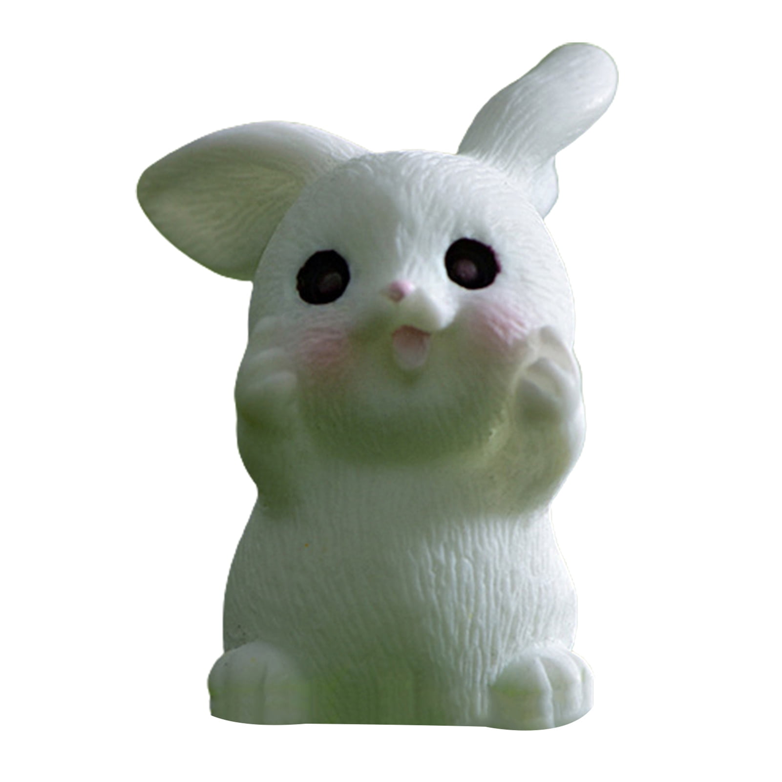 Farfi Bunny Figurine Cartoon Realistic Sturdy Lovely Animal Rabbit ...