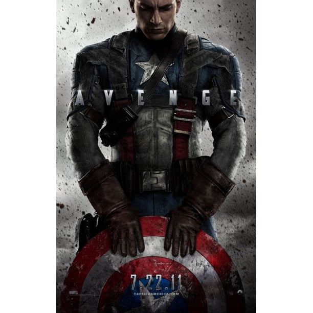 Captain America Poster Wall Art Metal Sign 8inx 12in Metal Print 8x12 ...